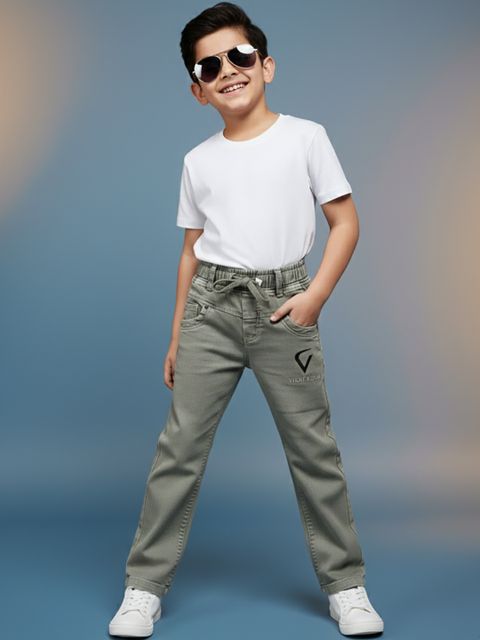 KILLER Straight Fit Boys Green Jeans - Buy KILLER Straight Fit Boys ...