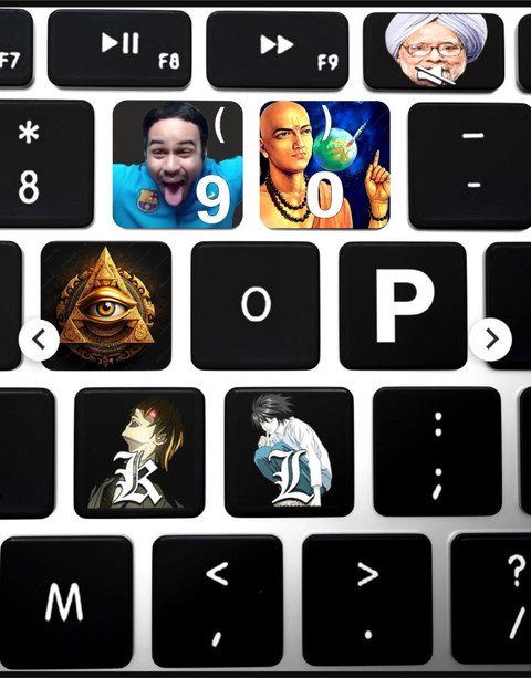 KARKEEN MEMES KEYBOARD STICKER 05 LAPTOP Keyboard Skin Price in India ...