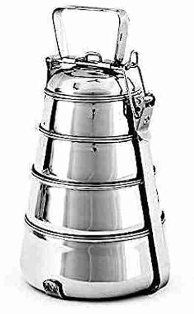 Flipkart.com | LEROYAL 4 Tier Pyramid Tiffin/Lunch box gor office ...