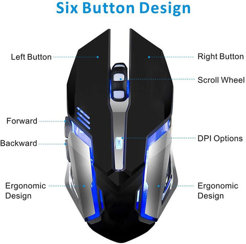 ENTWINO G5 TRANSFORMER Wired Optical Gaming Mouse Wired Ambidextrous ...