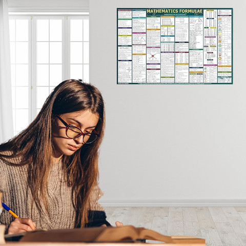 mathematics formula wall chart