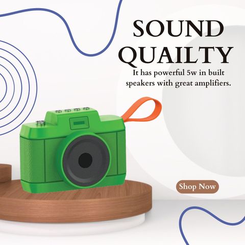 Buy YAROH Click (PORTABLE BLUETOOTH DESKTOP SPEAKER) High Quality Sound ...