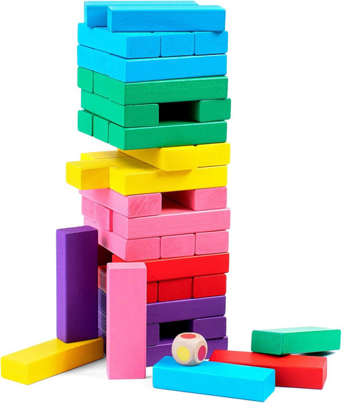 coloured jenga