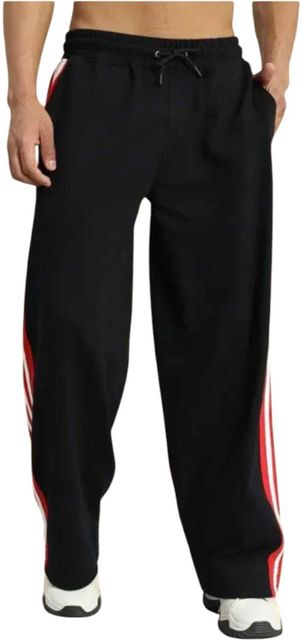 MONSTERFASHION Solid Men Black Track Pants - Buy MONSTERFASHION Solid ...