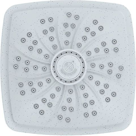 R. N. PTMT Superior Plastic Overhead Shower with 12 inch Arm (Marble ...