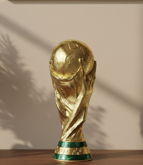 Shree shyam ent Fifa World Cup trofy Decorative Showpiece - 16 cm Price ...
