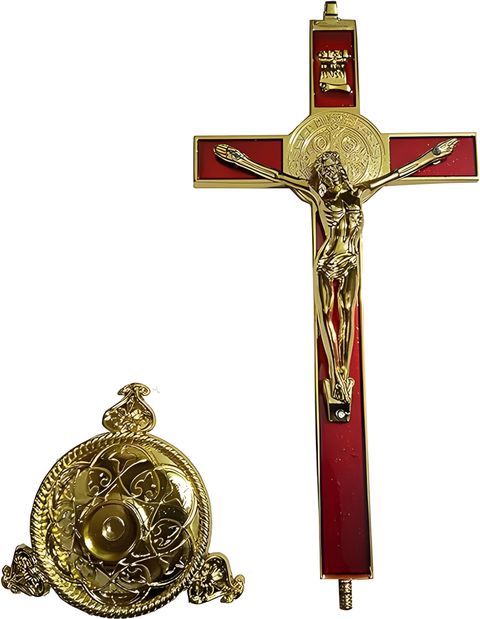 salvusappsolutions Christian Cross of Jesus Christ Statue 7x5 INCH ...