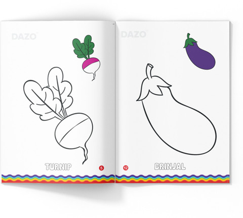 turnip coloring book