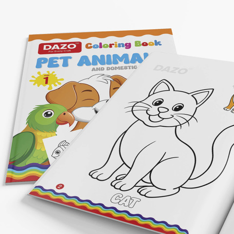 pet animals drawing for kids