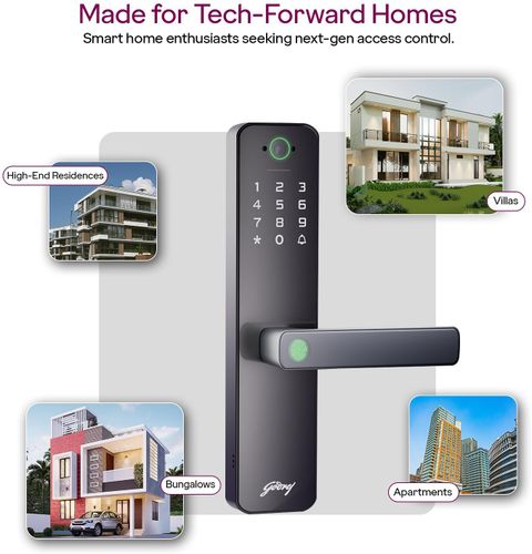 Godrej Locks Neo Pro View Digital Lock for Wooden Doors I Camera, WiFi ...