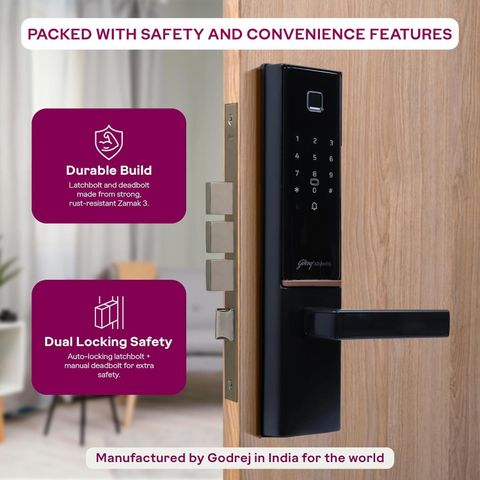 Godrej Locks Godrej Digital Lock | Advantis GSL D1 Lock for Main Door ...