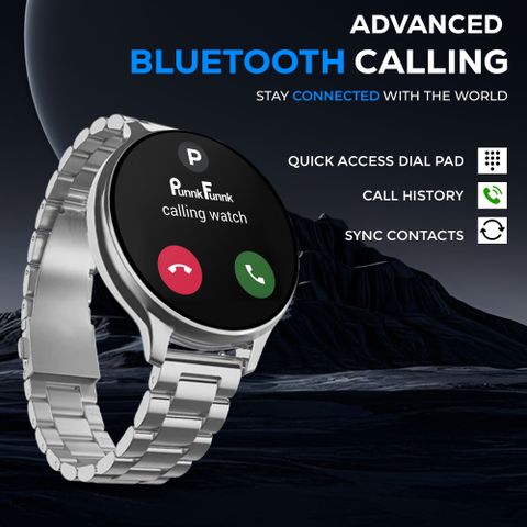 PunnkFunnk EVO-V Metal AMOLED Display, Fitness, Health Monitoring ...