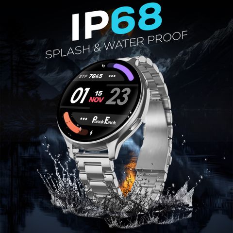 PunnkFunnk EVO-V Metal AMOLED Display, Fitness, Health Monitoring ...
