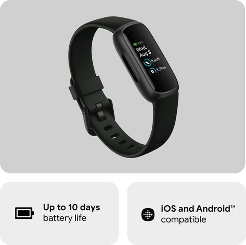 FITBIT Inspire 3 Health & Fitness Tracker (Midnight Zen / Black ...