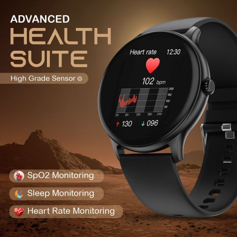 PunnkFunnk Active-2 Pro Round Dial Smartwatch 1.49" AMOLED Display ...