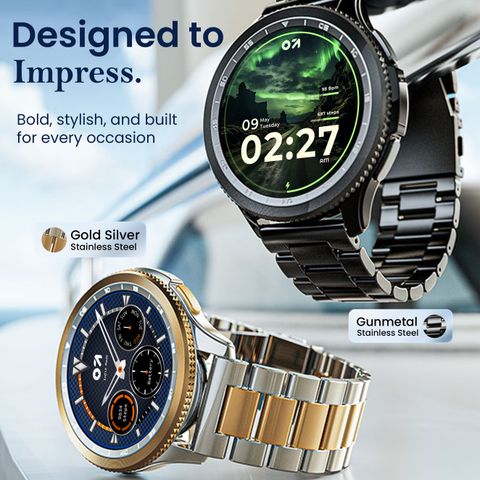GOBOULT Pyro Rotating Bezel, 1.43'' AMOLED Display, 600 Nits, Health ...