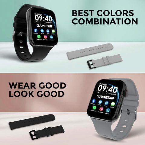 GameSir T-Storm Black-A1 Full Screen Touch Watch Specially Made for ...