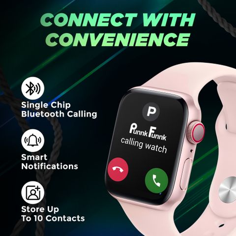 PunnkFunnk I8Smart Watch Bluetooth Calling,Blood Oxygen Monitor,Social ...