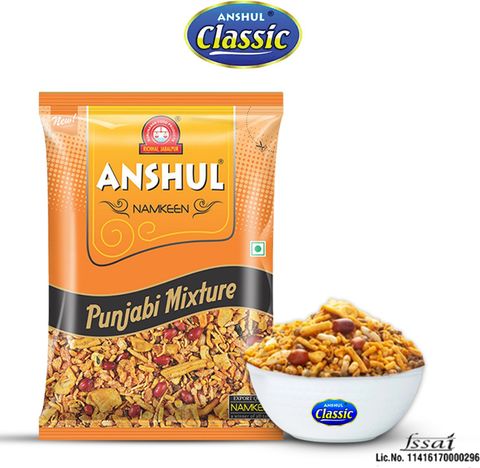Anshul Classic Punjabi Mixture Namkeen Desi Snack Perfect For Every