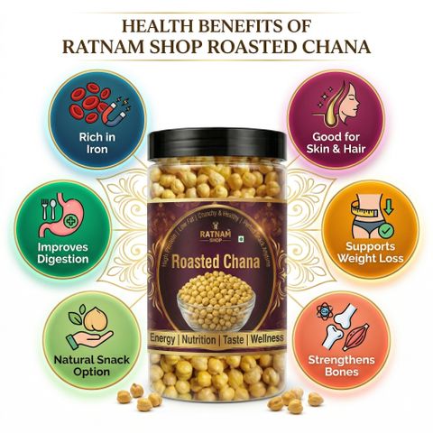 Ratnam Shop Roasted Chana Premium Price in India - Buy Ratnam Shop ...