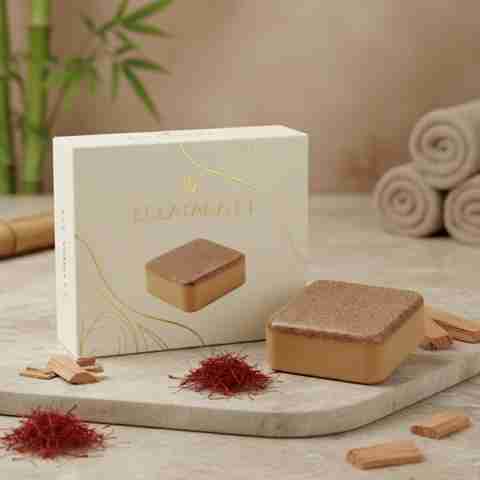ECLATARA ET Handmade Style Herbal Soap with Sandal and Saffron Goodness ...