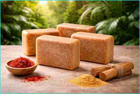Jrvs Herbal Even Tone De-Tan Soap with Sandalwood for Face & Body ...