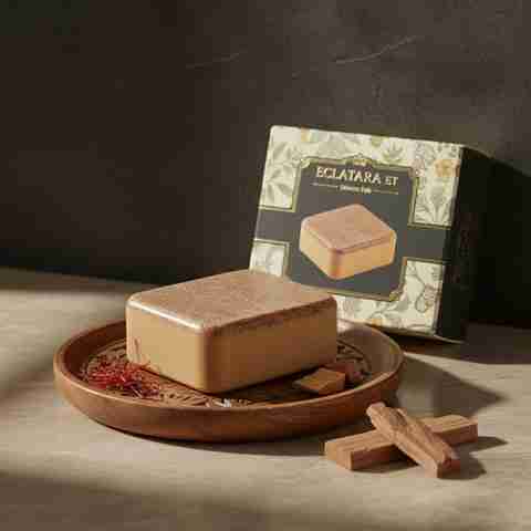 ECLATARA ET Sandalwood Saffron Bath Soap for Refreshing Daily Bath ...