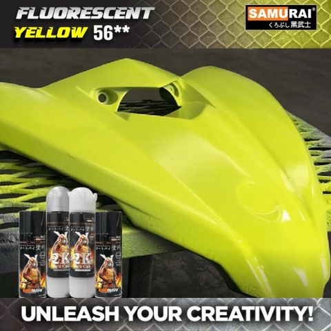 Samurai Kurobushi Fluorescent Colours Yellow Spray Paint 400 ml Price ...