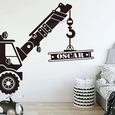 crane wall sticker
