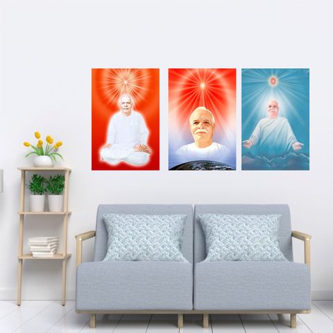 WallHunt 96 cm brahmakumaris shiv baba posters wall stickers for ...