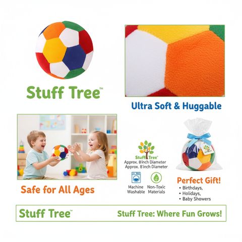 stuff tree Football with prefect size for kids - 18 cm - Football with ...