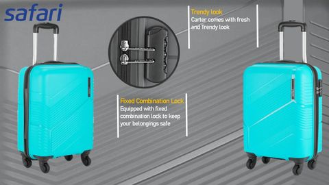 SAFARI Polypropylene 5 Years Warranty Set of 3 Trolley Bags (55 & 67 ...