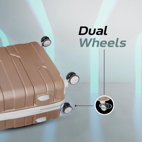 Wayout Travel-Friendly Polycarbonate Expandable Hard Case, 8-Wheel ...
