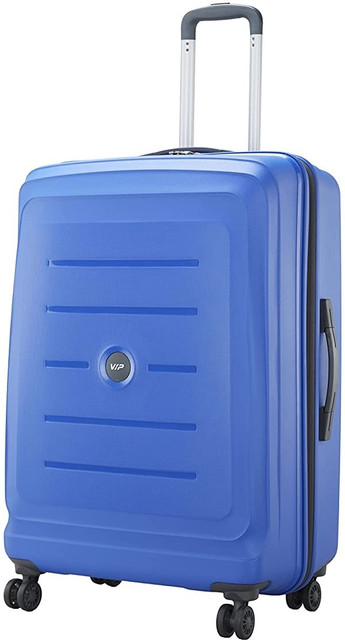 VIP MIROTECH STROLLY 55 360° NAUT-BLU Cabin Suitcase 8 Wheels - 22 inch ...