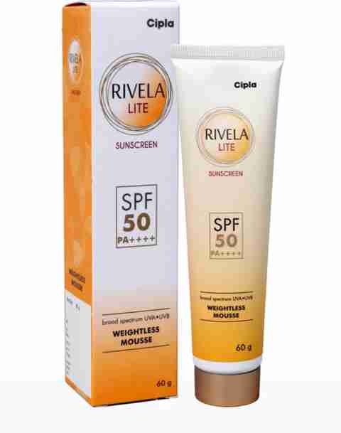 Rivela Sunscreen - SPF 50 PA++++ Rivela_lite_sunscreen - Price in India ...