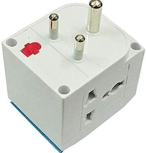 EMBox 3 Pin Multi Plug Socket-Universal Travel Adapter with Individual ...