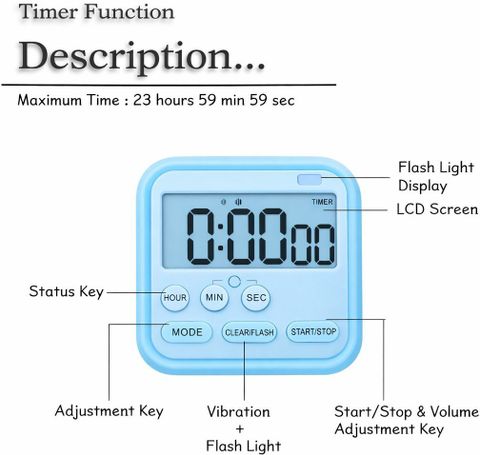 TATSAM Digital SKY BLUE Clock Price in India - Buy TATSAM Digital SKY ...