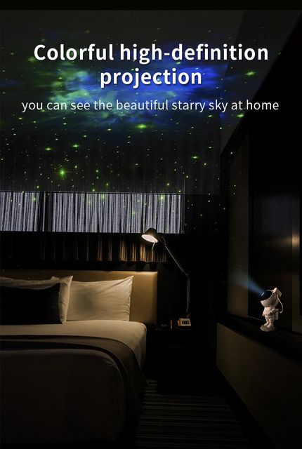 MZ Astronaut Galaxy Laser Light Projector with Remote control Night ...