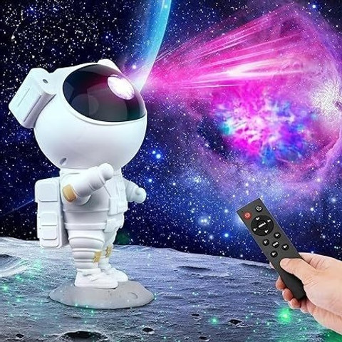 astronaut galaxy projector lamp