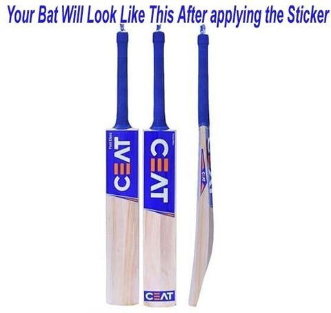MILLIONS JOY CEAT CRICKET Rohit sharma signature Bat Sticker Bat ...