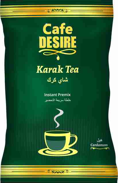 CAFE DESIRE Instant Cardamom Karak Tea Premix 1 KG Cardamom Instant Tea ...