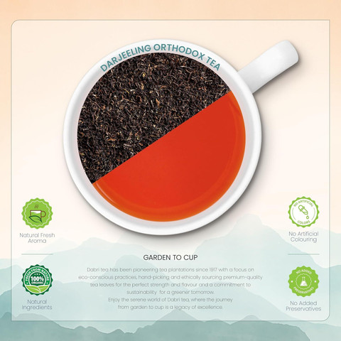 DABRI English Breakfast Black Tea |Double Chamber | Black Tea Bags Box ...