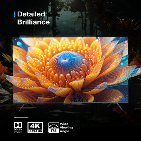 Sansui 165 cm (65 inch) QLED Ultra HD (4K) Smart Google TV with IPS ...
