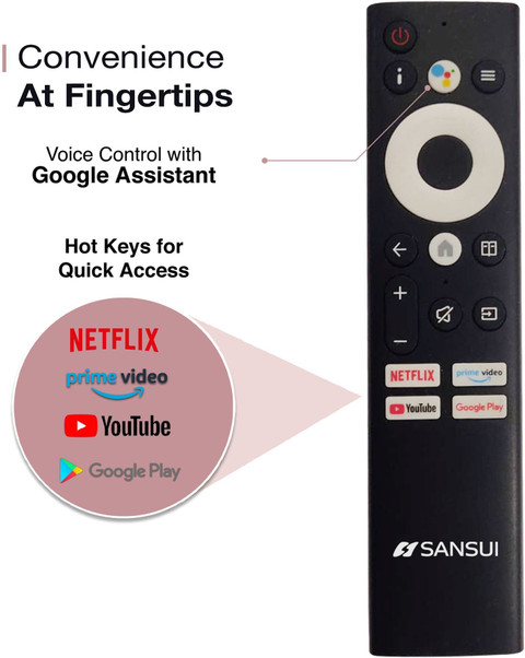 Sansui 109 cm (43 inch) Ultra HD (4K) LED Smart Google TV with Zen ...