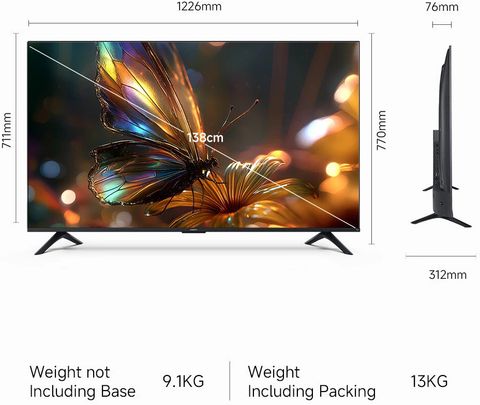 XIAOMI FX Series 138.68 cm (55 inch) Ultra HD (4K) LED Smart Fire TV ...