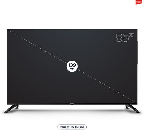 IMPEX 139 cm (55 inch) Ultra HD (4K) LED Smart Google TV with Dolby ...