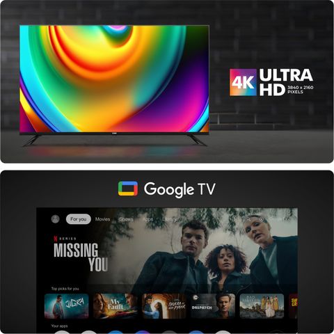 VW Pro Series 109 cm (43 inch) QLED Ultra HD (4K) Smart Google TV 2025 ...