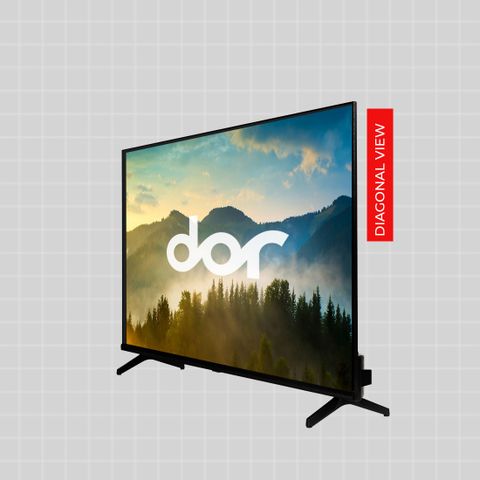 Dor 109 cm (43 inch) QLED Ultra HD (4K) Smart Dor OS TV with 24+ OTT ...
