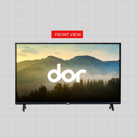 Dor 109 cm (43 inch) QLED Ultra HD (4K) Smart Dor OS TV with 24+ OTT ...