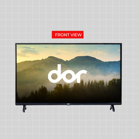 Dor 109 cm (43 inch) QLED Ultra HD (4K) Smart Dor OS TV with 24+ OTT ...